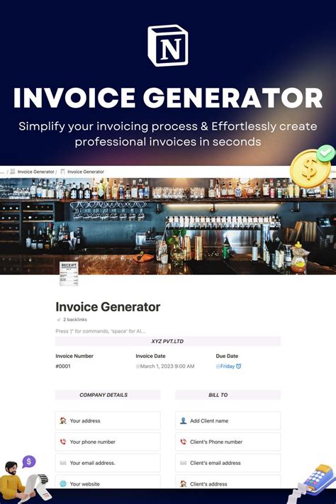 Generate As Many Invoices As You Want With A Single Click This Invoice