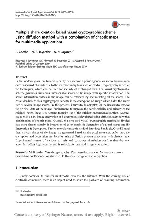 Multiple Share Creation Based Visual Cryptographic Scheme Using