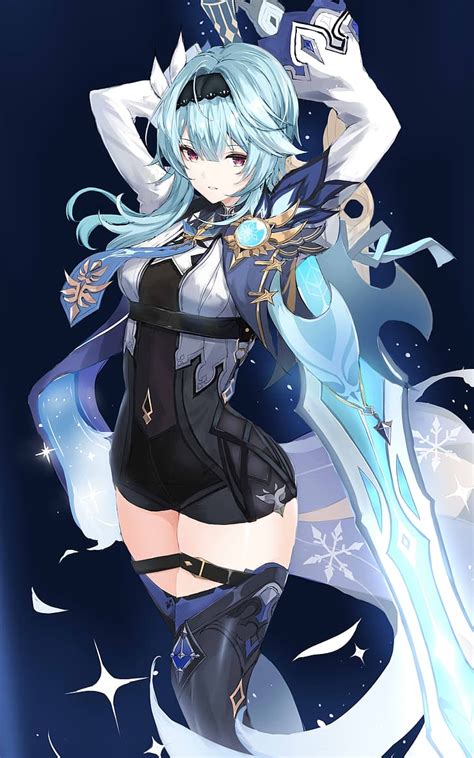 Hd Wallpaper Genshin Impact Anime Girls Eulagenshin Impact Thighs