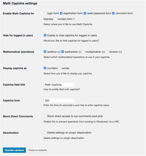 Cómo Insertar Un Captcha Matemático En Wordpress