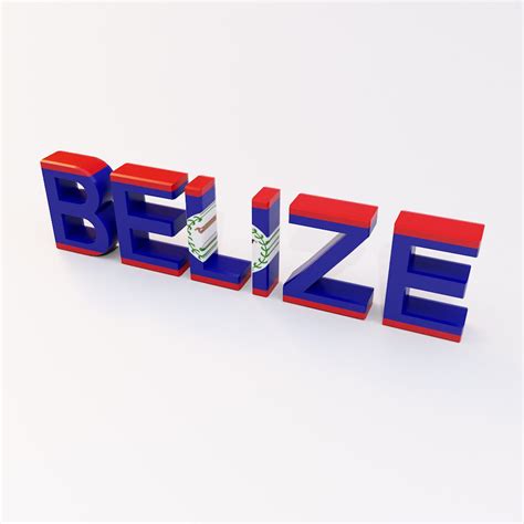 Kritrim Vault Belize Country Name 3d Model