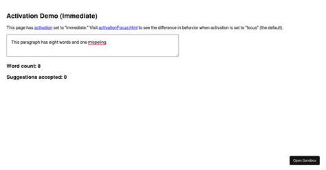 Grammarly Example Editor Sdk Activation Codesandbox