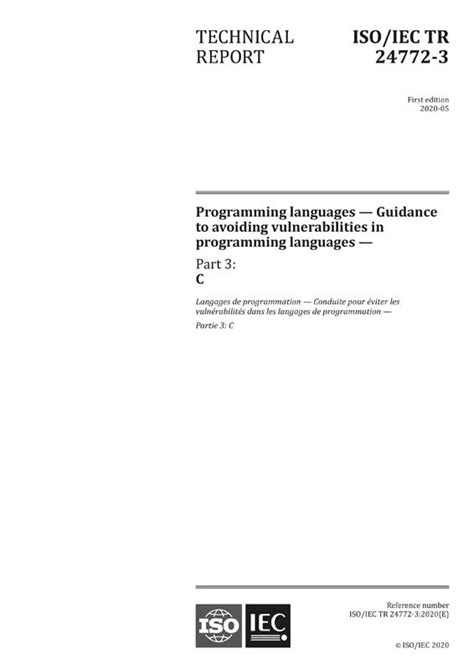 iso iec tr 24772 3 2020 iec normen vde verlag