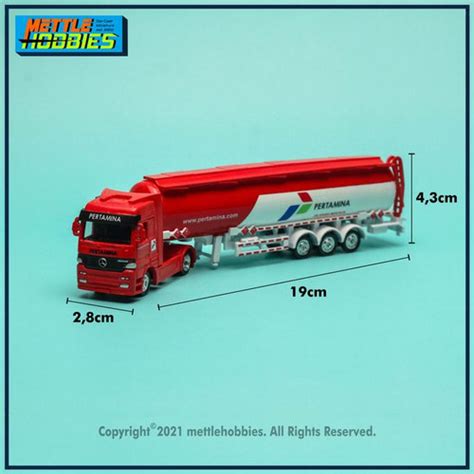 Jual Versi Terbaru Welly Mercedes Benz Truck Tangki Pertamina Diecast