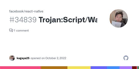 Trojan Script Wacatac H Ml Issue 34839 Facebook React Native GitHub
