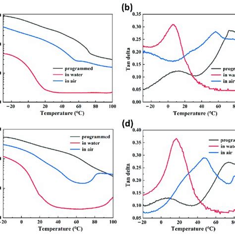 Dynamic Mechanical Analysis After Shape Programming And In The First