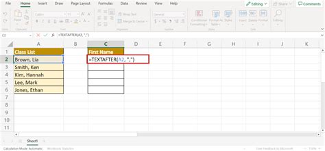 How To Use Textafter Function In Excel Sheetaki