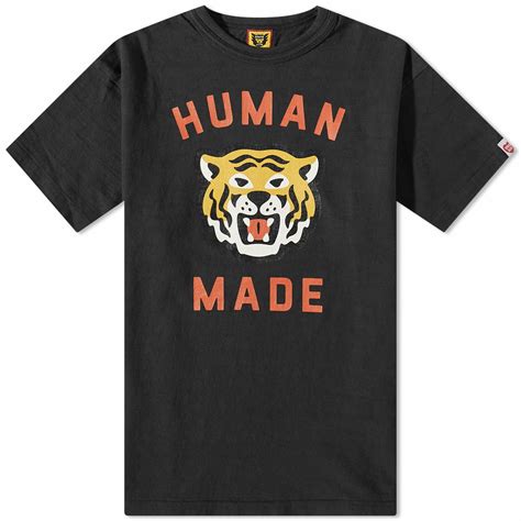Human Made Mens Tiger T Shirt In Black Human Made