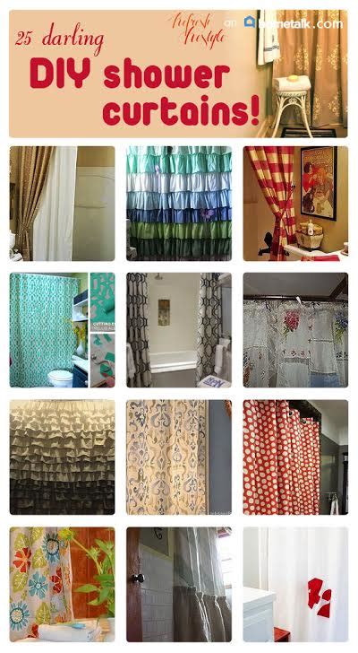 Diy Shower Curtains 25 Awesome Ideas Refresh Restyle
