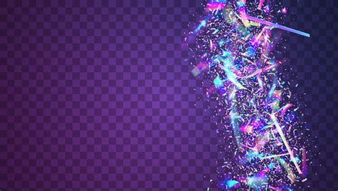 카니발 스파클 생일 눈부심 보라색 반짝이는 색종이 만화경 효과 디스코 증기파 템플릿 디지털 호일 금속 프리즘 웹펑크 아트 바이올렛 카니발 스파클스 결정체에 대한 스톡 벡터