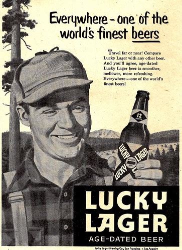 Beer In Ads 589 Lucky Lumberjack