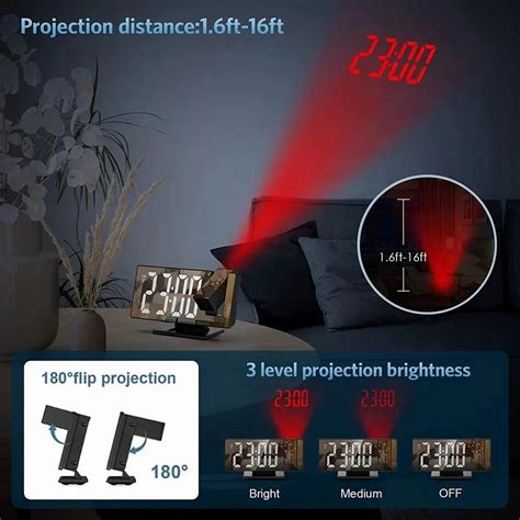 Mirror Projection Alarm Clock At Rs 415piece Shastri Nagar New