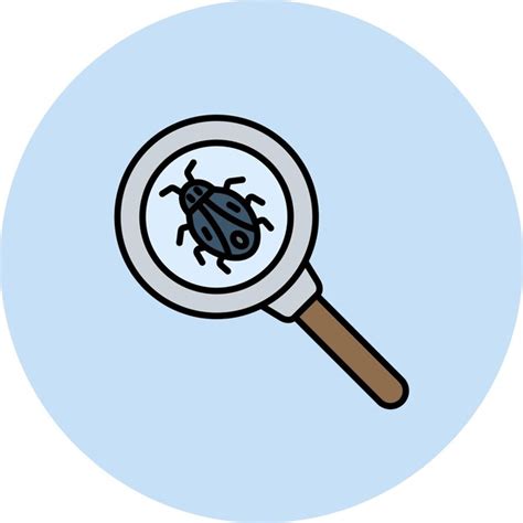 Premium Vector Bug Search Flat Illustration