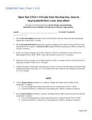 Test 3 Part 1 V13 Instructions Docx COMP1003 Test 3 Part 1 V13 Open