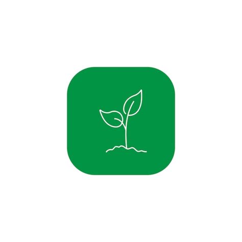 Premium Vector Plant Icon Ecology Concept Vector Illustration Can Be