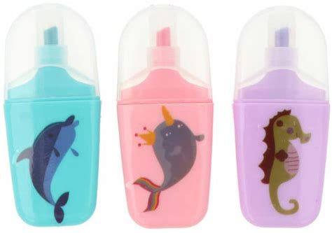 Fluorescent Marker Set Inca Ocean 3 Units Cdon