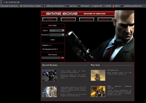 Tryhackme Game Zone Walkthrough Steflans Security Blog
