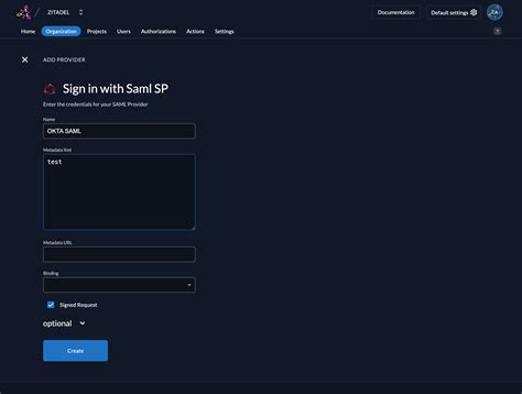 Configure Okta As A Saml Identity Provider In Zitadel Zitadel Docs