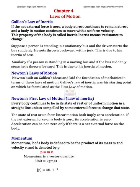 Hssliveplus One Chapter 4 2024 Pdf Friction Force