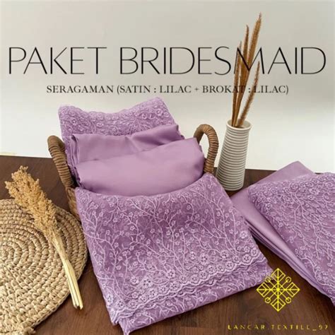 Jual Seragaman Bridesmaid Tile Mutiarabaju Nikahbaju Wisudaseragaman