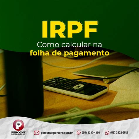 Como Calcular Irpf Da Folha De Pagamento Percont