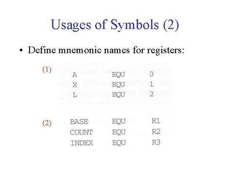 Machine Independent Assembler Features Literal Symbol Expression Literals