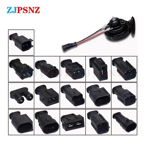 Ly 2pcs Car Horn Plug Universal Snail Horn Socket Dedicated Horns