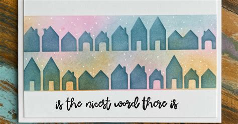 A Crafting Niche Funky Fossil Designs In The Neighbourhood New Home Card