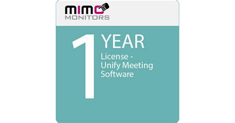 Mimo Monitors Unify Meeting Software And 1 Year License Unify 1y