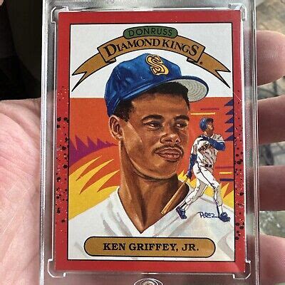 Ken Griffey Jr Donruss Diamond Kings ERROR On Back EBay