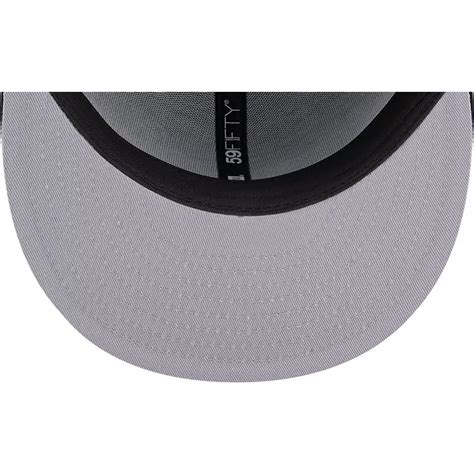 New Era Flat Brim 59fifty Reverse Logo New York Yankees Mlb Navy Blue