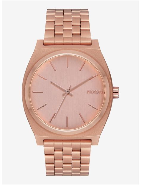 Nixon Time Teller All Rose Gold Watch Boxlunch