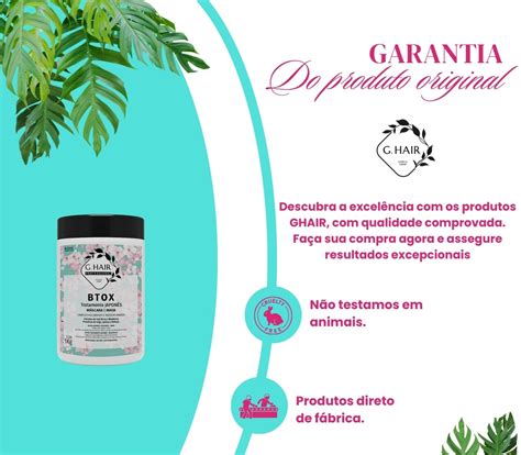 Ghair Mascara B Tox Tratamento Japonês Kg Loja Ghair Oficial