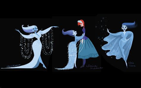 Frozen Concept Art Elsa Dress