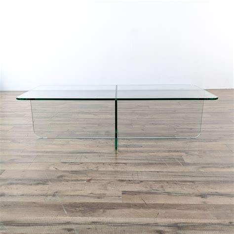 Crate And Barrel Tempered Glass Coffee Table Aptdeco