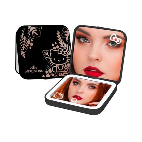 Impressions Vanity Hello Kitty Supercute Compact Mirror With Touch Sen
