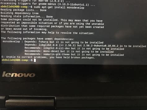 Cant Install Monodevelop On Elementary Juno R Elementaryos