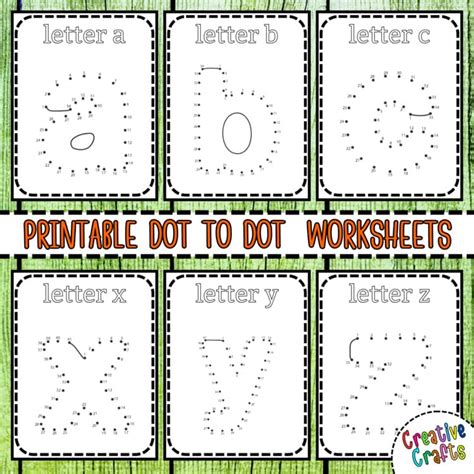 Alphabet Letters Connect The Dots Lowercase Alphabet Dot To Dot Worksheets