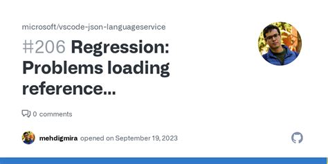 regression problems loading reference schemaservice · issue 206