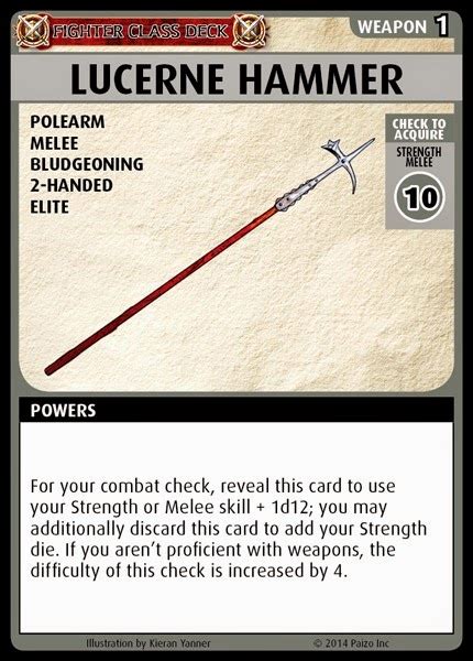 A Paladin In Citadel Paizo Pathfinder Adventure Card Game Skull And