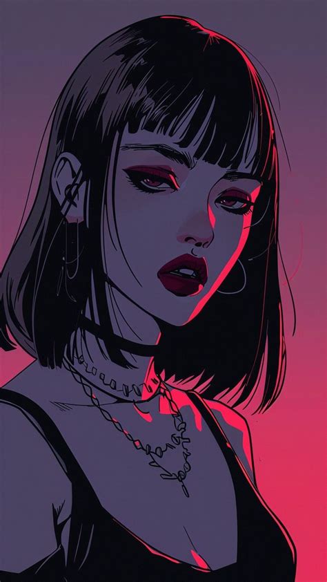 Dark Anime Aesthetic Wallpapers Girly Art Illustrations Japanese Pop Art Generative Art