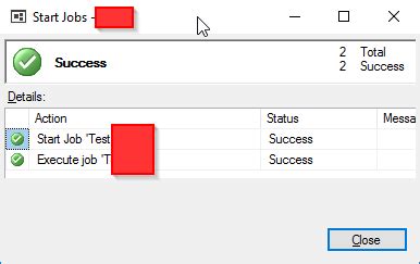 Sql Server SQL AGENT JOB Refused Because The Job Is Already Running From A Request By