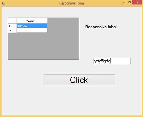 A Responsive Design Technique For Winforms Codeproject