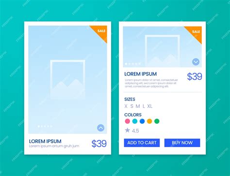 Free Vector Gradient Product Card Template