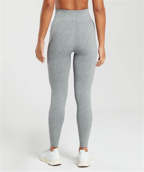 Gymshark Marl Seamless Leggings Light Grey Marldark Grey Marlsmokey