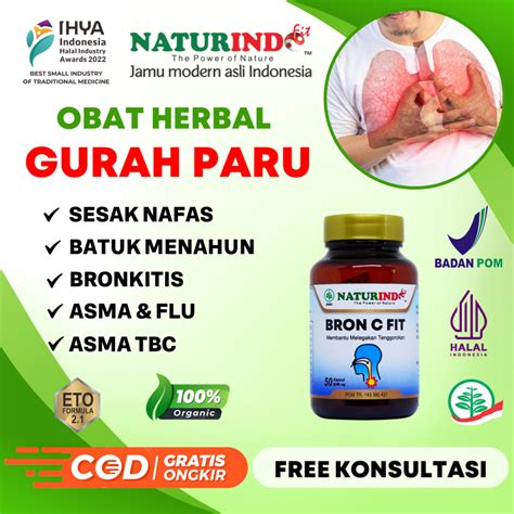Jual Obat Gurah Paru Paru2 Suara Sesak Nafas Batuk Berdahak Berlendir