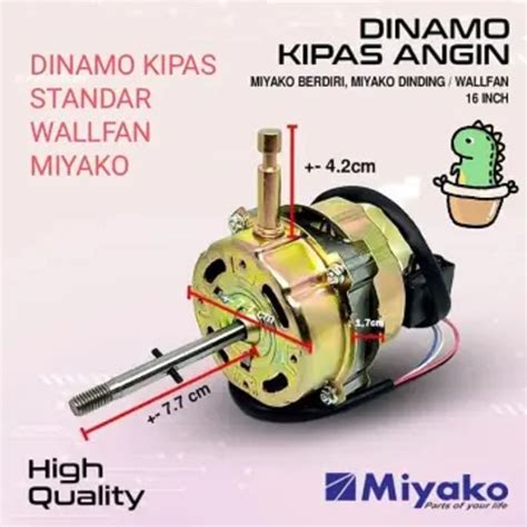 Jual Dinamo Kipas Angin Stand Fan Miyako 12 16 Inch SRE Dinamo
