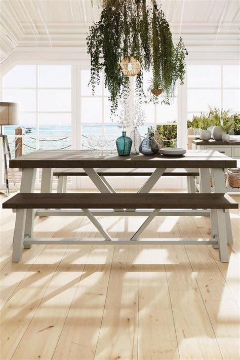 Dining Tables And Chairs 2m Solid Reclaimed Pine Truffle Finish Dining
