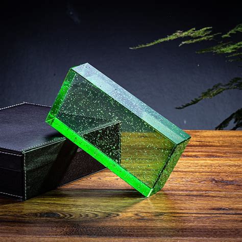 Wall Building Decorative Glass Brick Colored Tinted Crystal Glass Block